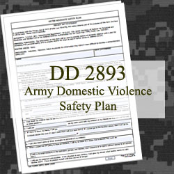 DD Form 2893 (Army's Simple Safety Plan) | Verbal Abuse Journals