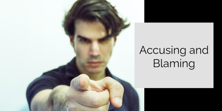 Accusing and Blaming | Verbal Abuse Journals